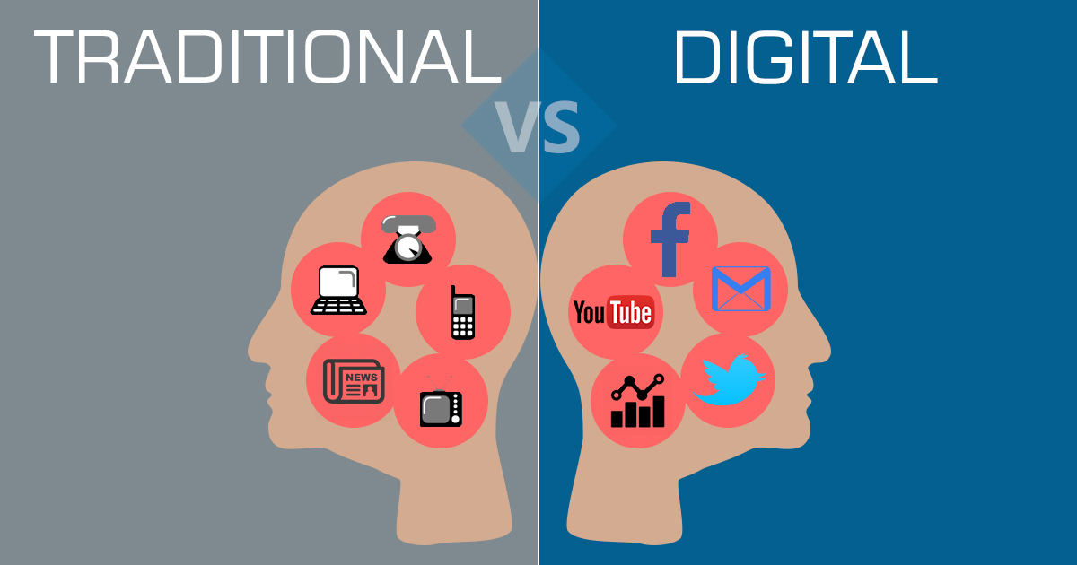 Traditional & Digital Marketing | What's the differences, which is ... Traditional & Digital Marketing | What's the differences, which is ...